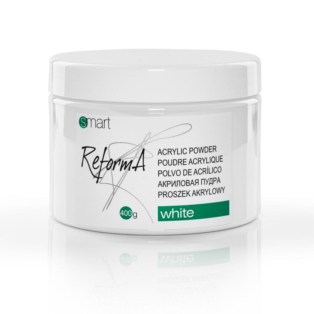 SMART acrylic powder for nails - White, 400 g - REFORMA.EU
